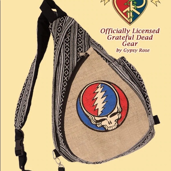 Gypsy Rose | Bags | Grateful Dead Steal Your Face Hemp And Tear Drop ...